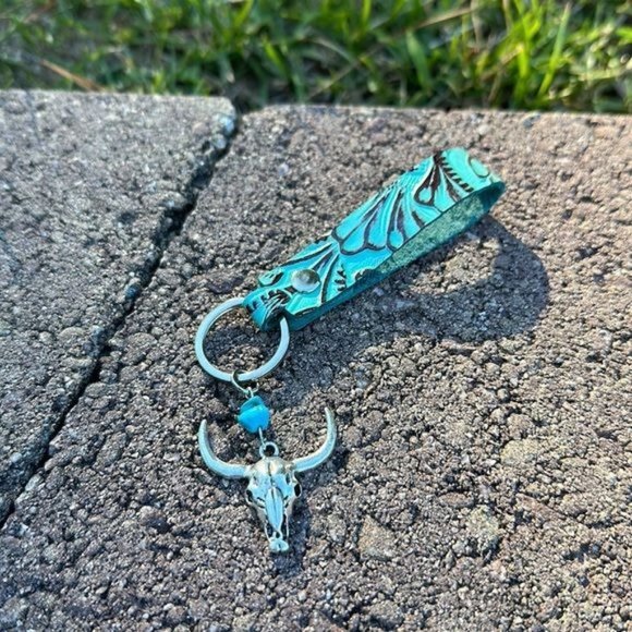 Accessories | Steer Skull Keychain | Poshmark